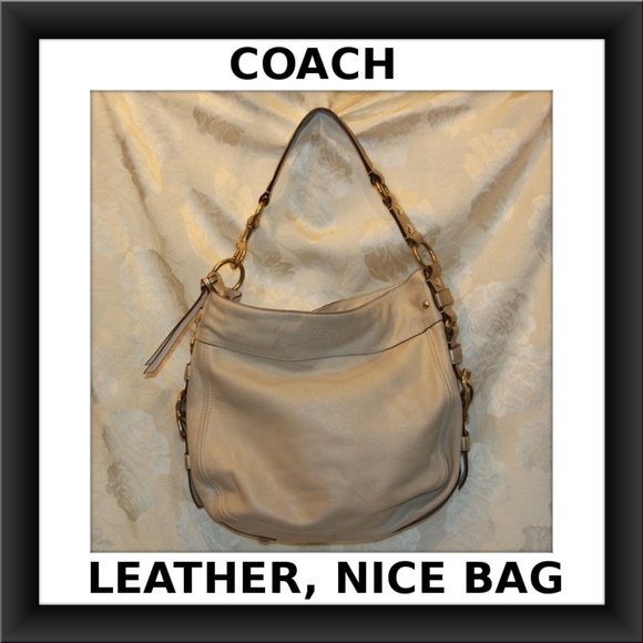 Coach | Bags | Coach Zoe 2669 Cream Soft Leather Purse | Poshmark